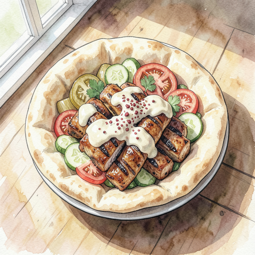 Naf Naf Chicken Shawarma Recipe: Street Food Flavors at Home - Fat Pot ...